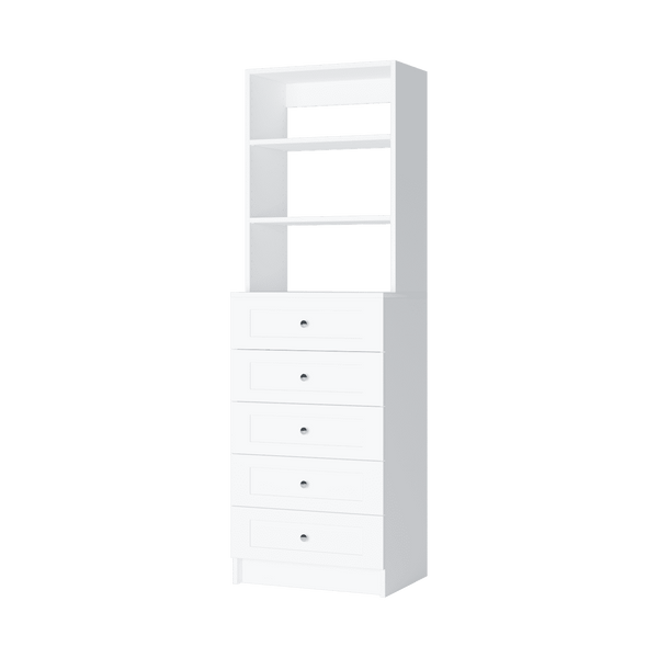 5 Drawer Hutch Tower